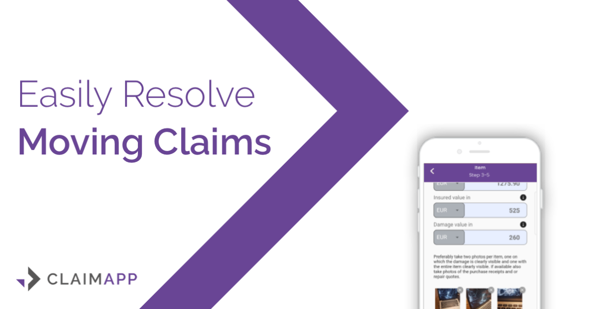 ClaimApp - Resolve Moving Claims Easily | Move4U